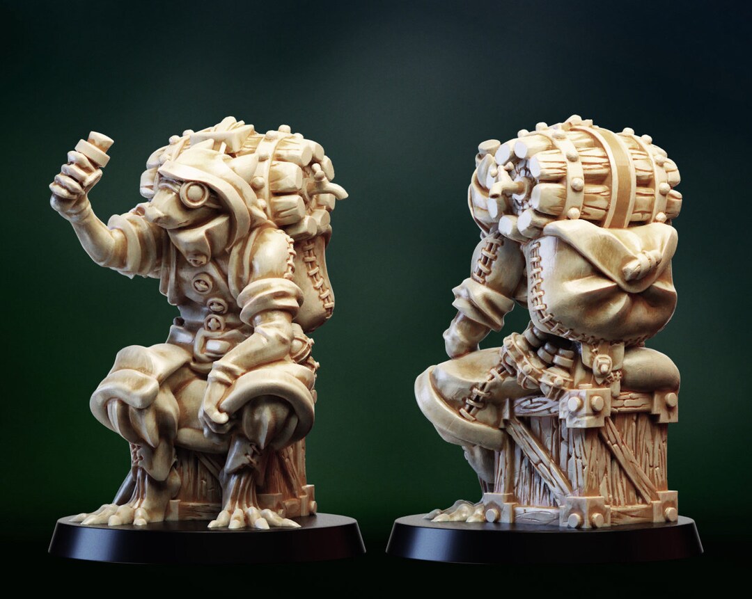 Ratkin Ratfolk Skaven Alchemist Monster Dnd Miniature ~ RPG Mini.escala ...