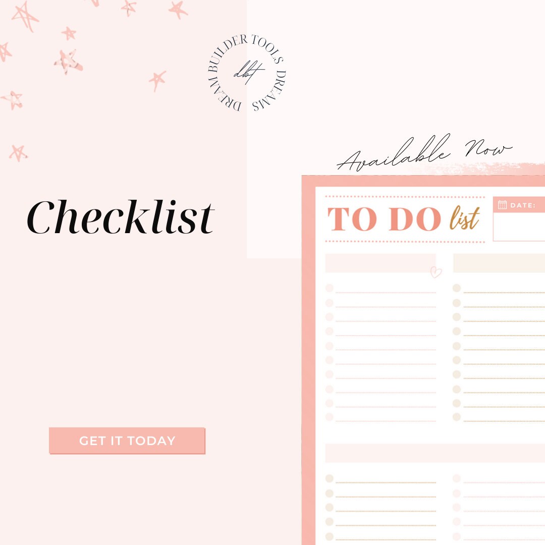 Daily to Do List for Work / Personal Life, Everyday Checklist, Daily ...