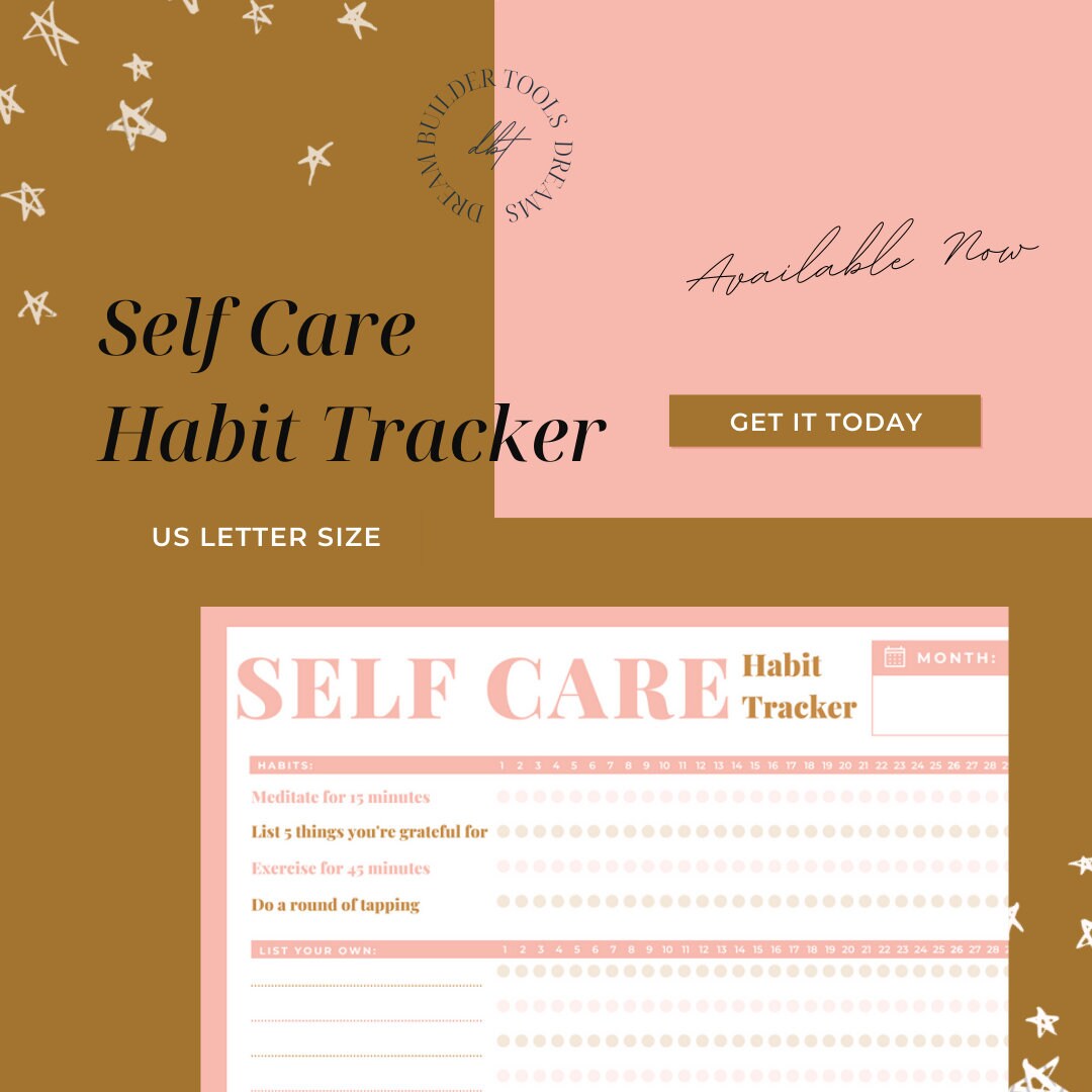 Self Care Habit Tracker Printable Habit Tracker for Personal - Etsy