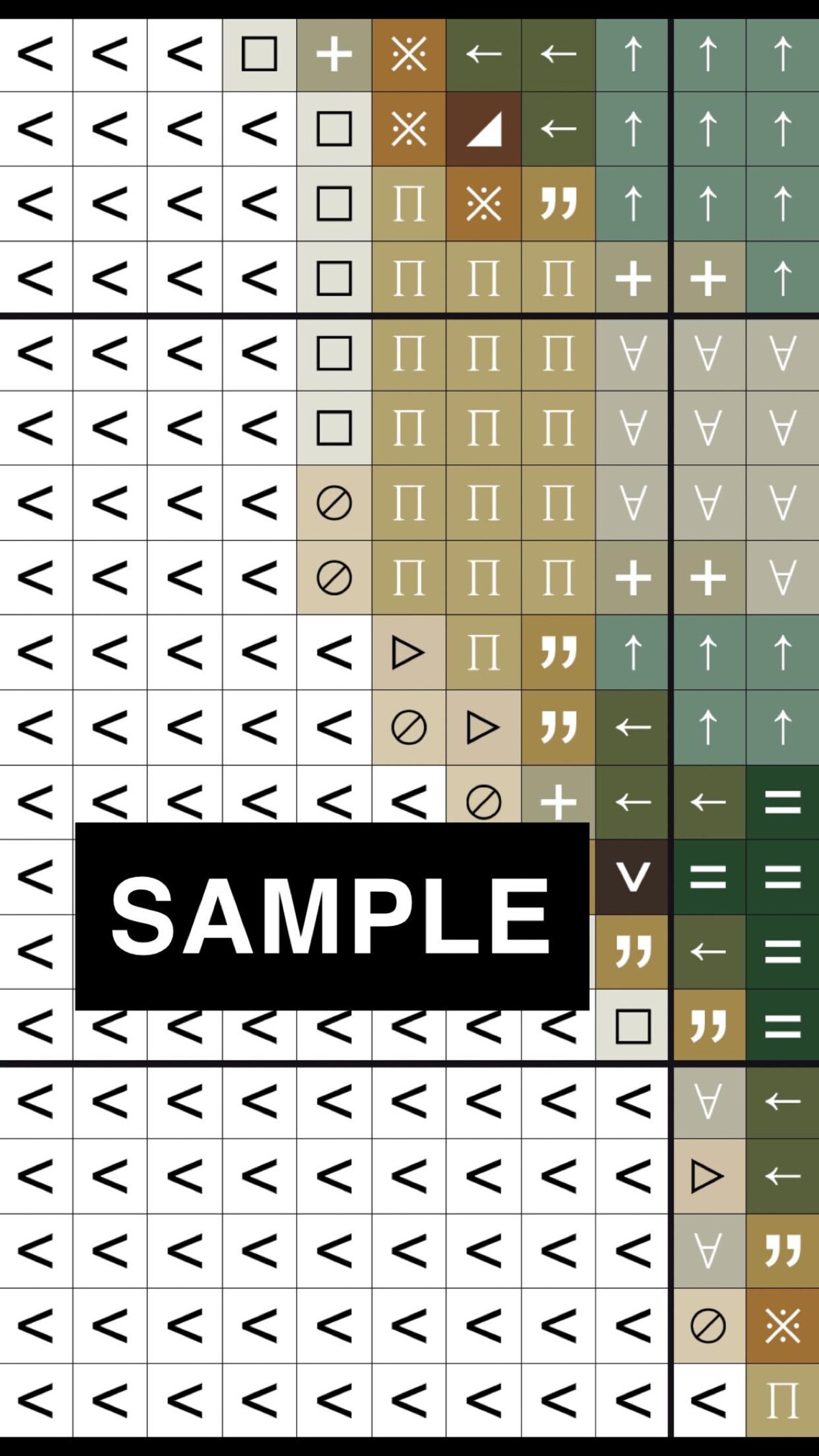 Bow With Pearl Border Digital Cross Stitch Chart - Instant Download ...