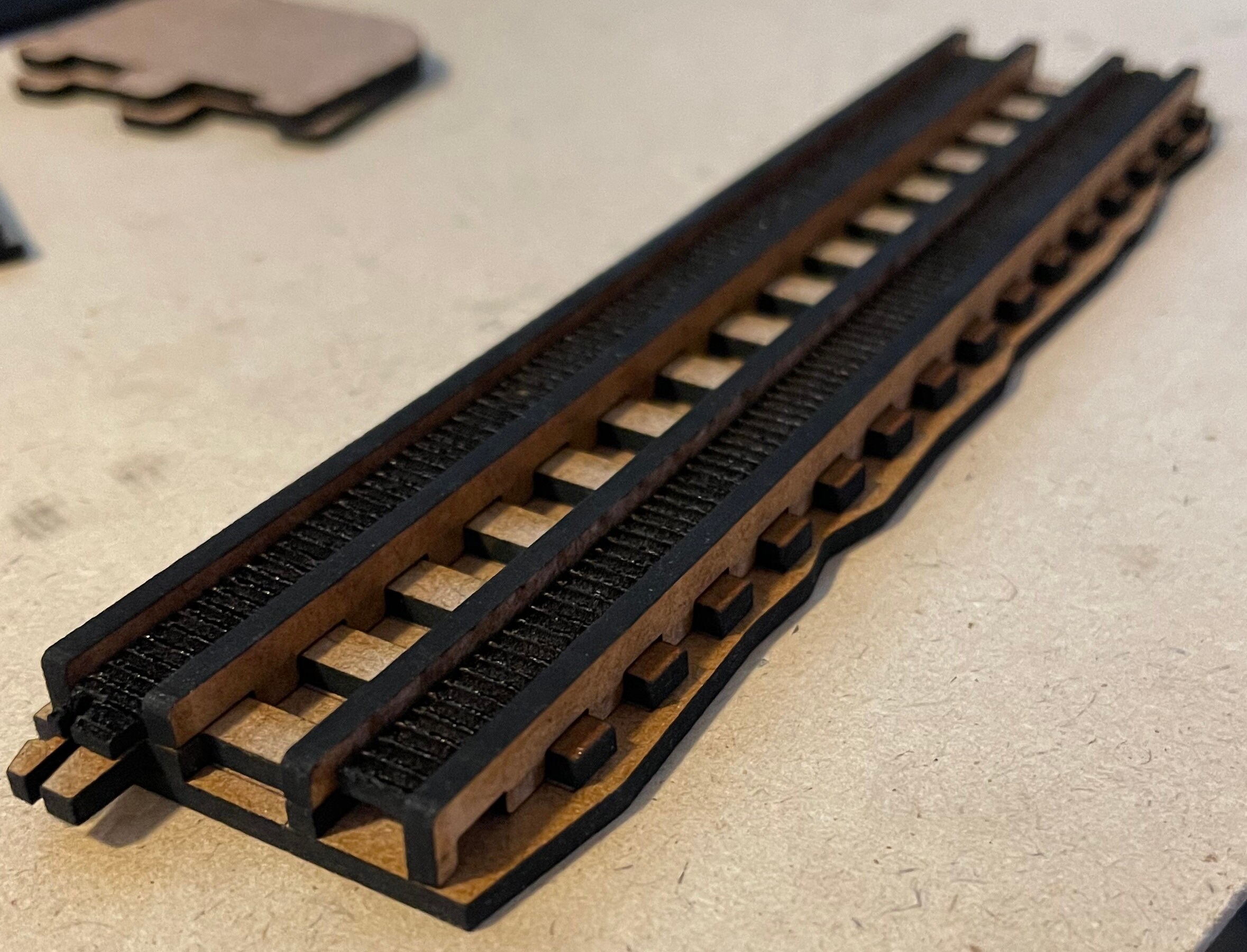 8" Toddler Train Track SVG Compatible With Trackmaster (2014) for Laser ...