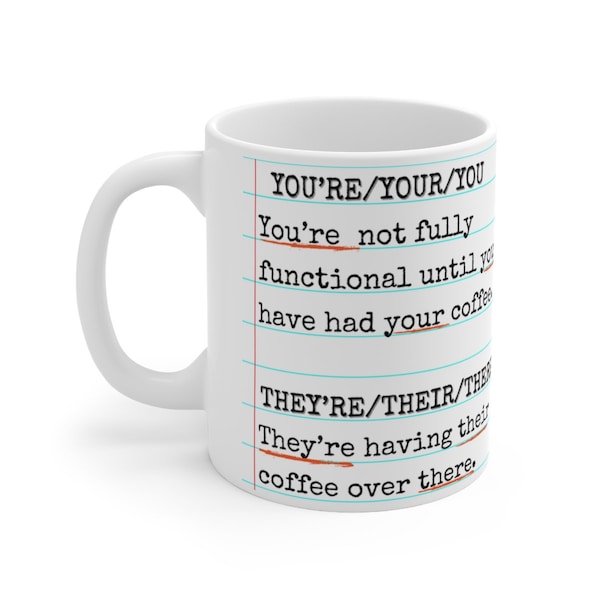 Grammar Mug - Etsy