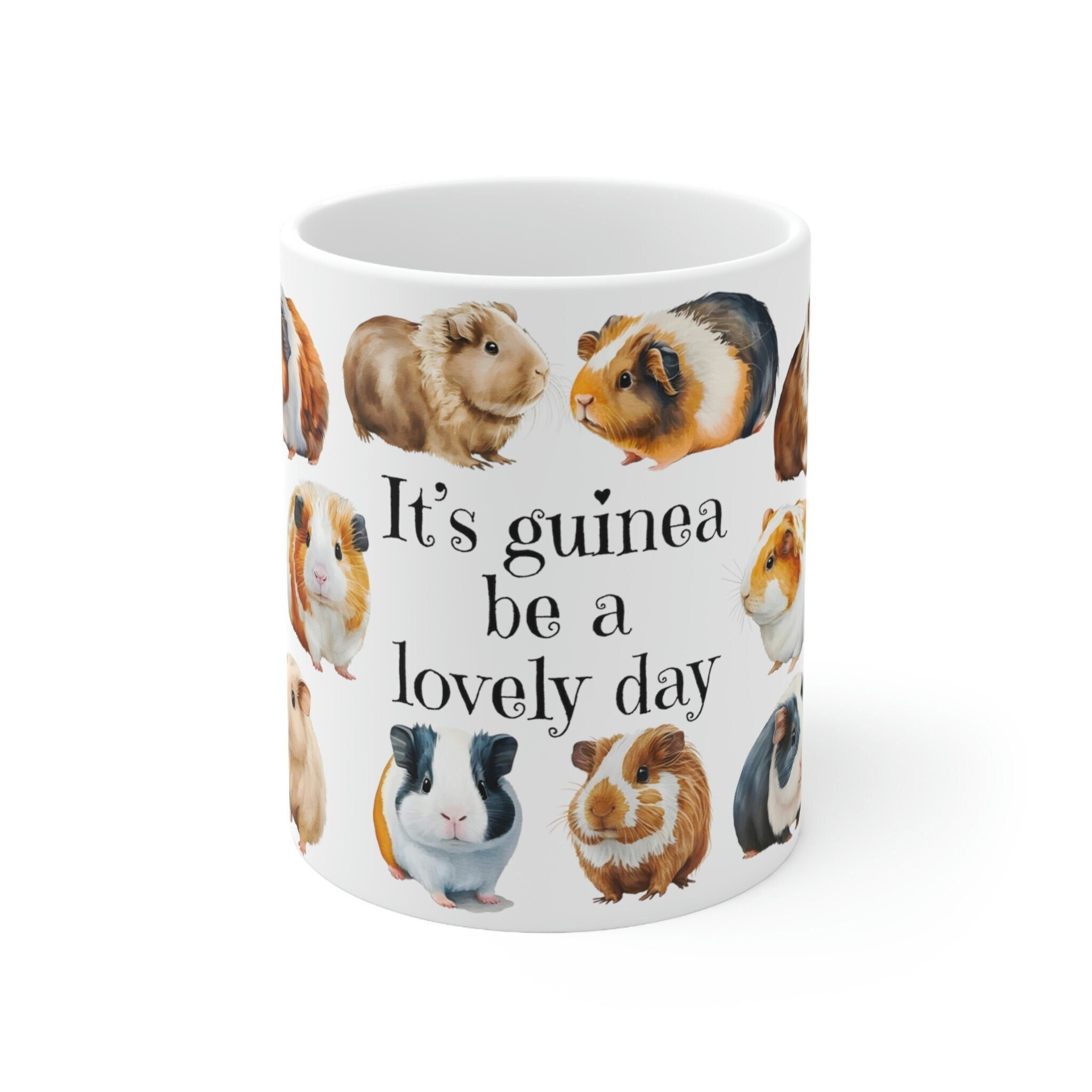 GUINEA PIG MUG, Guinea Pig Gift, Cute Guinea Pigs Cup, It’s Guinea Be a ...