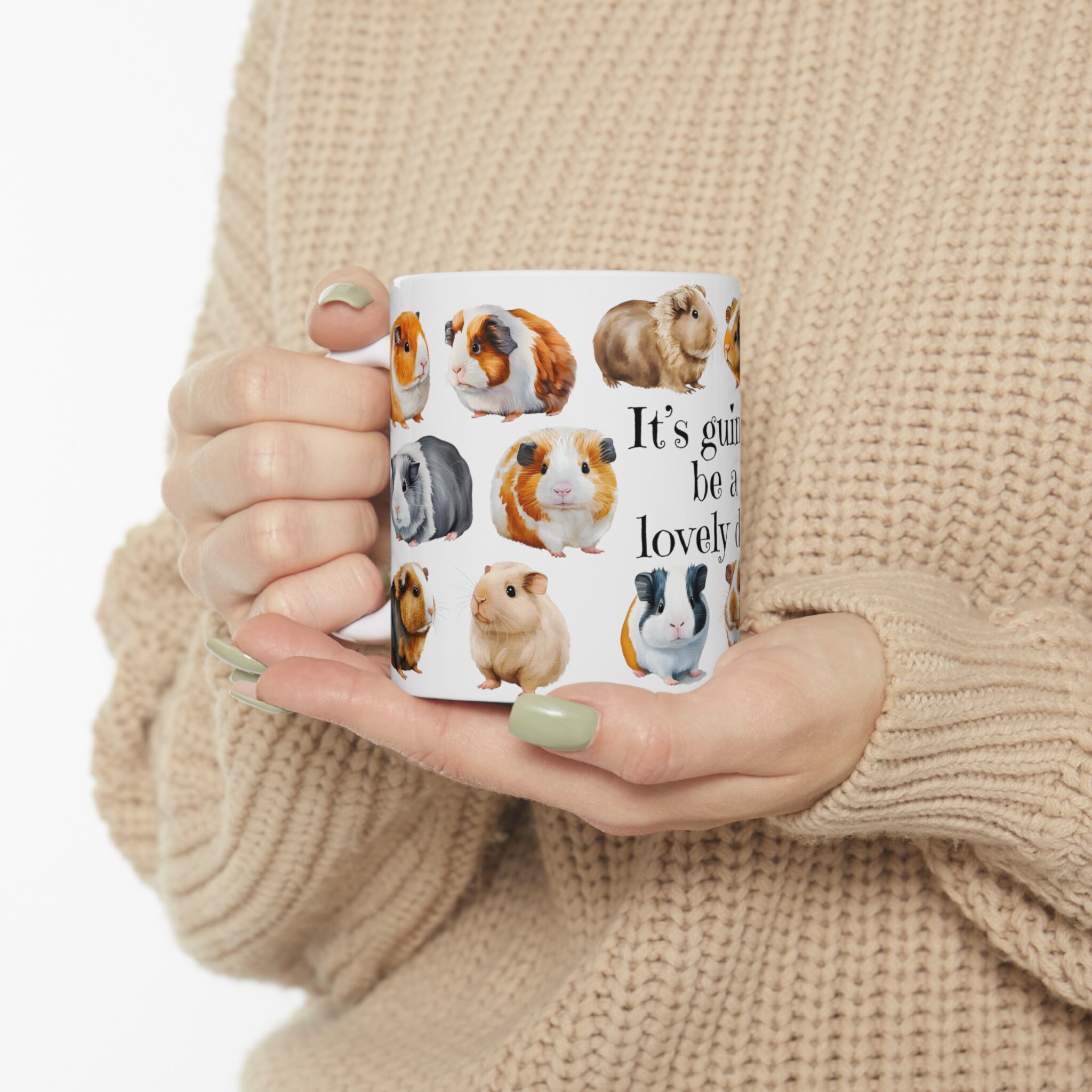 GUINEA PIG MUG, Guinea Pig Gift, Cute Guinea Pigs Cup, It’s Guinea Be a ...