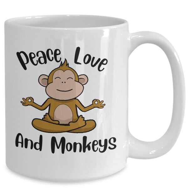 Monkey Mug - Etsy