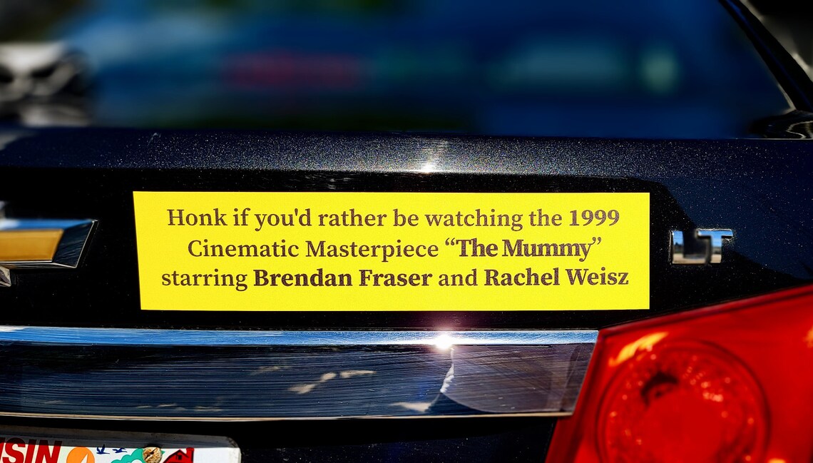 The Mummy Bumper Magnet Honk If You'd Rather Bumper - Etsy