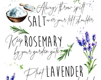 Practical Magic Wall Art With Iconic Quote in Pink Blue and - Etsy Canada