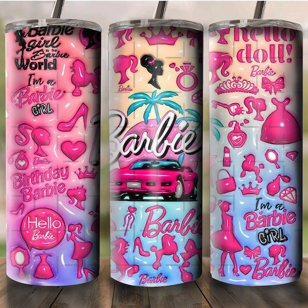 Barbie Tumbler Black - Etsy