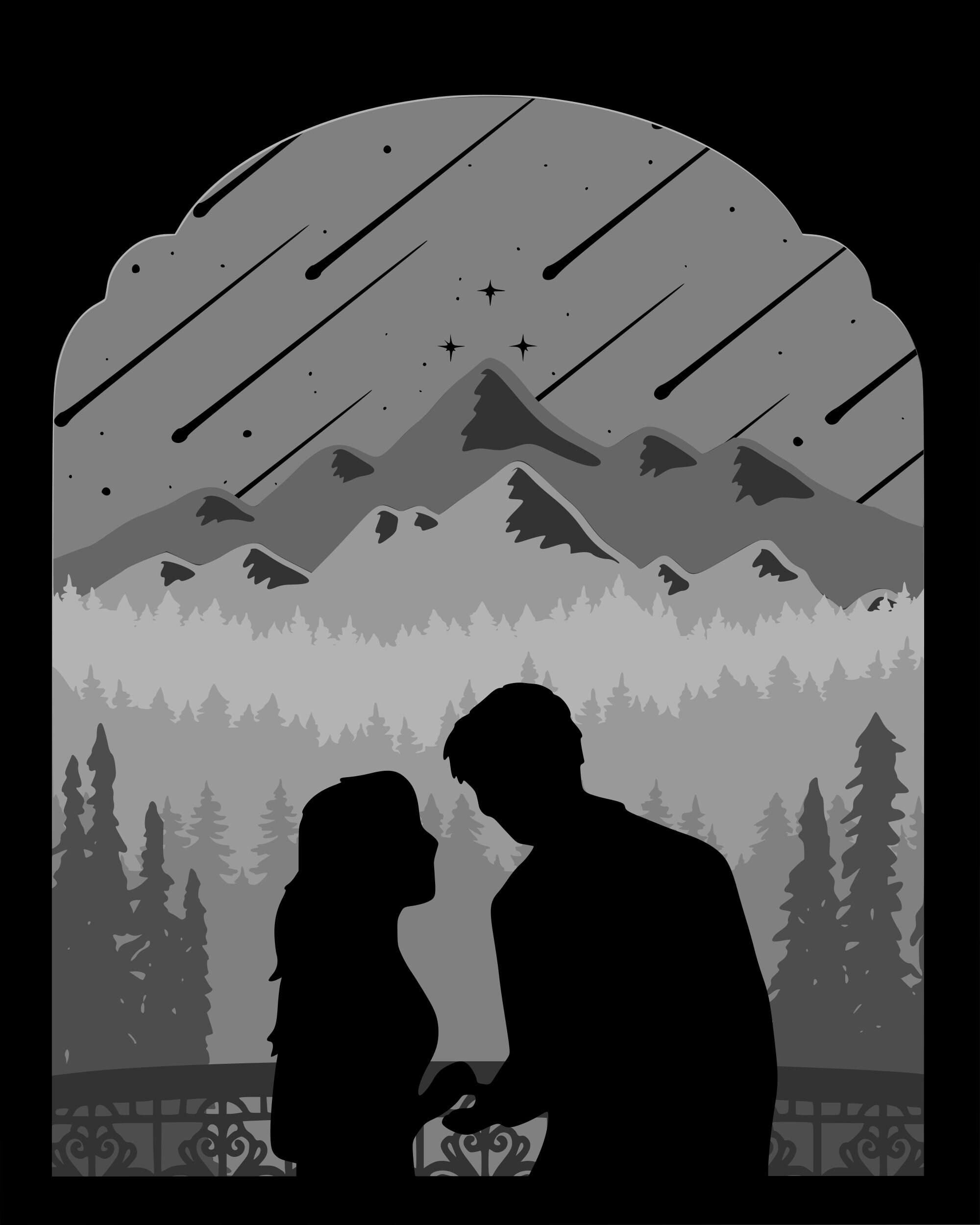 ACOTAR Starfall Inspired Shadowbox/lightbox Digital File - Etsy