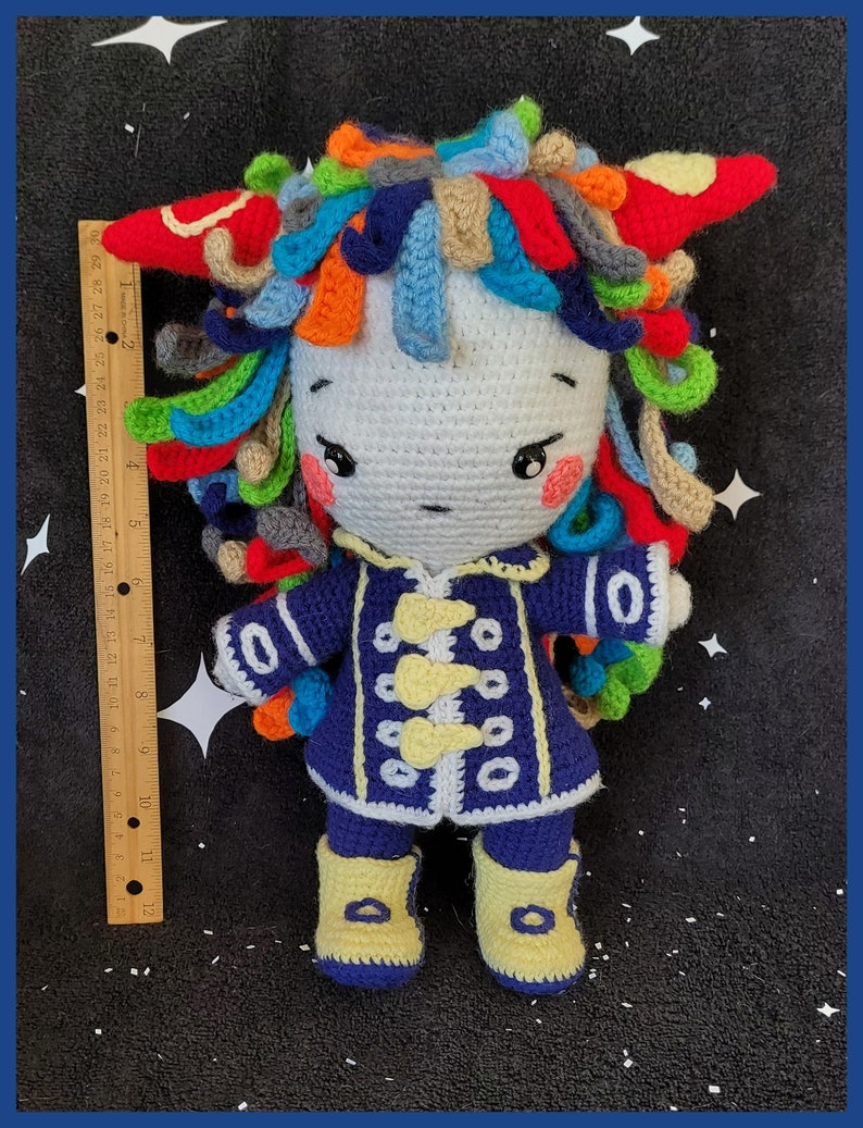 Kikuo Hoshi-kun Doll CROCHET PATTERN - Etsy