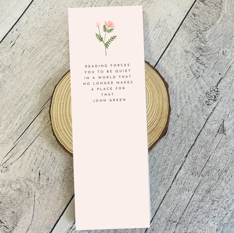 Printable Bookmarks Set of 6 Book Quote Bookmarks Book - Etsy