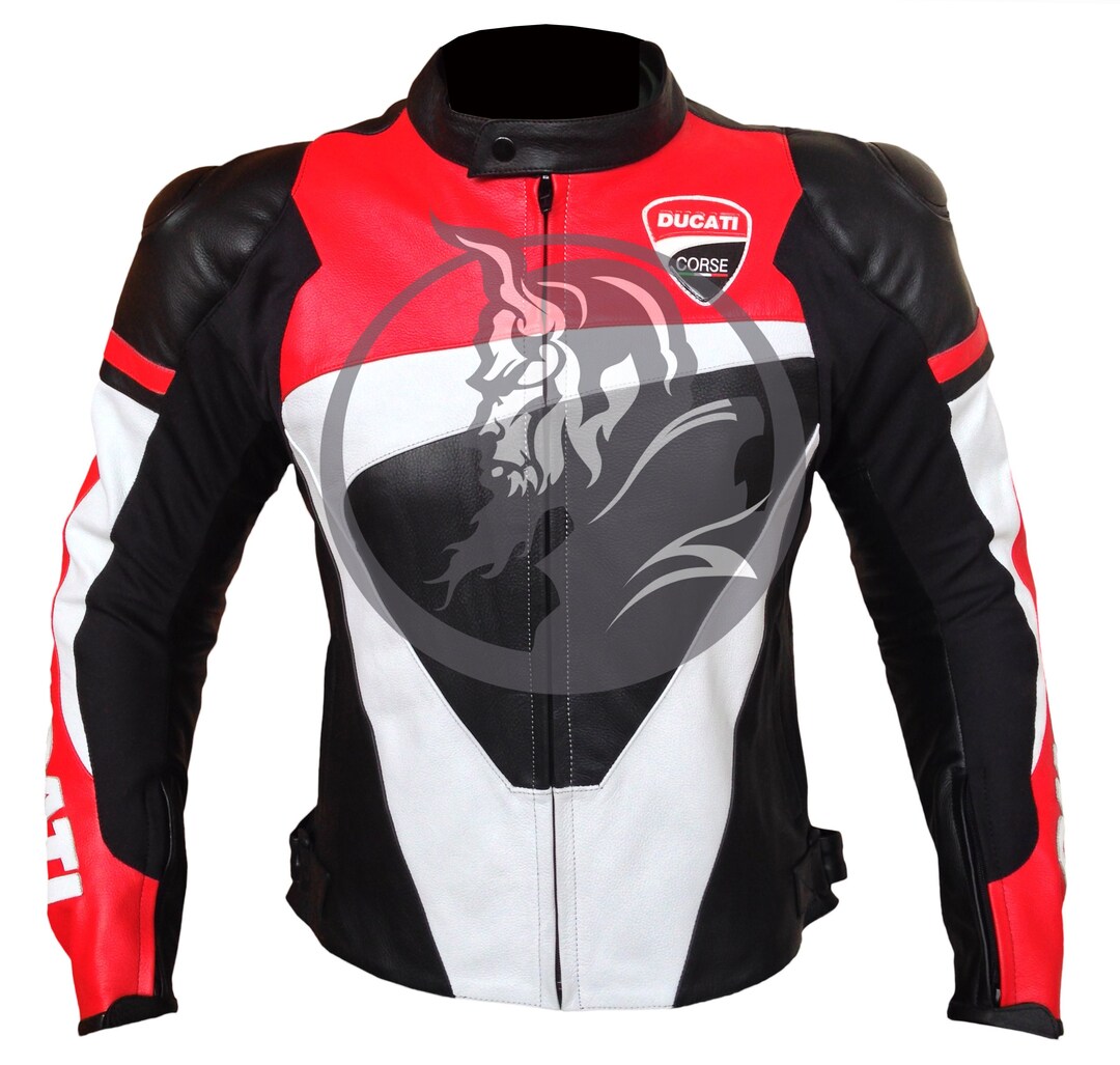 Ducati Corse Motorcycle Leather Jacket With Protection | Ducati 1199 ...