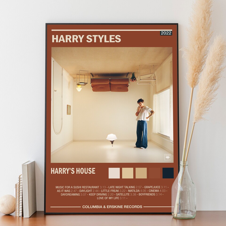 Harry Styles - Harry's House - Album Poster Designed & Sold By Una ...