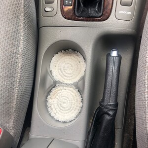 Macrame Car Coasters | Mini Coasters | Car Accessory | Boho | - Etsy