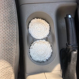 Macrame Car Coasters | Mini Coasters | Car Accessory | Boho | - Etsy