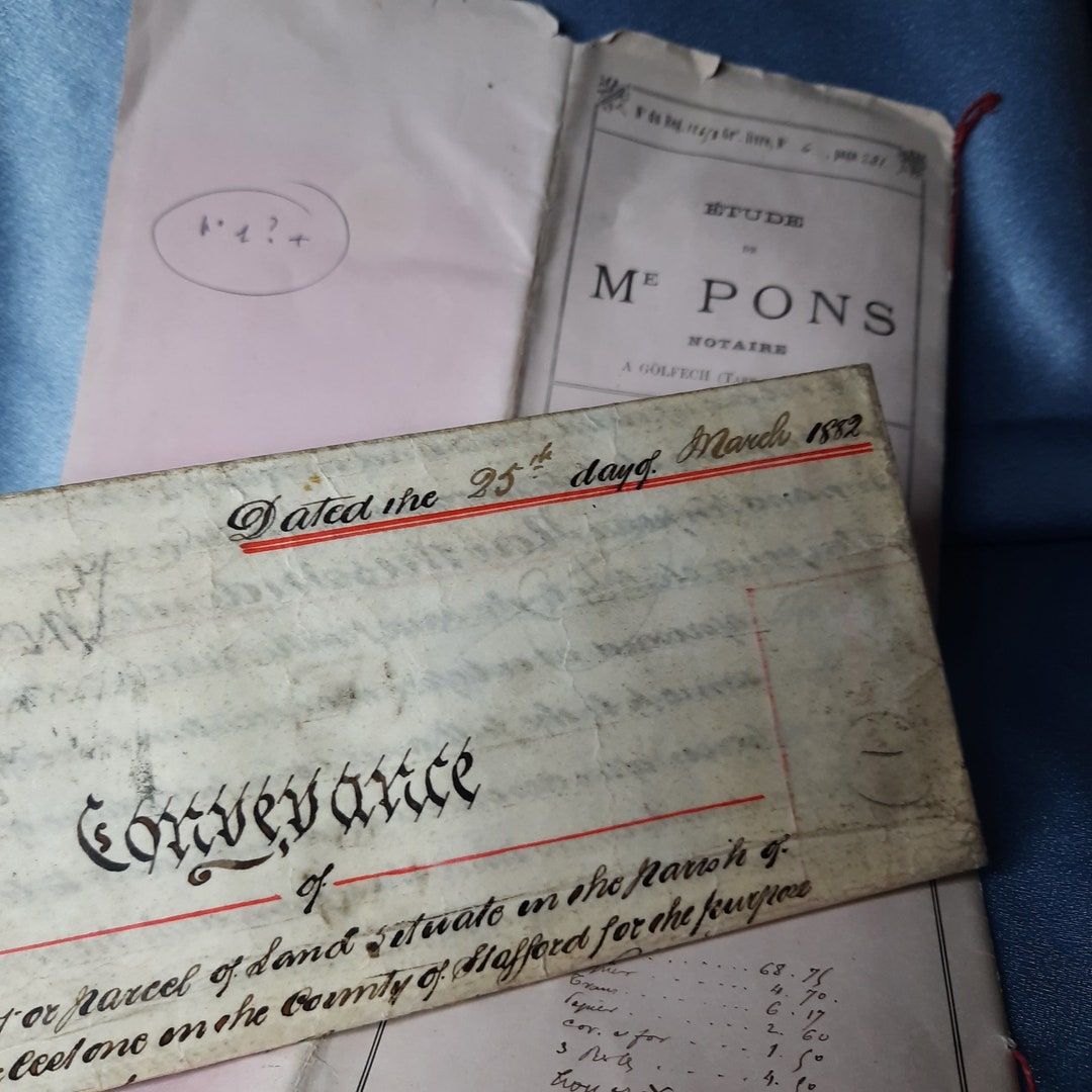 Printable Download of Old Ephemera. Antique Papers. Legal Documents ...