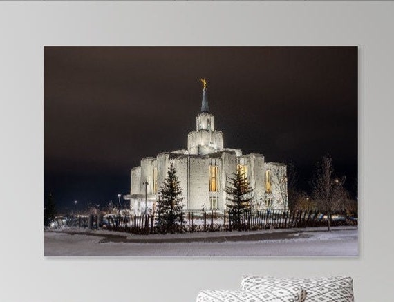 Calgary Alberta LDS Temple Digital Print Download | Etsy