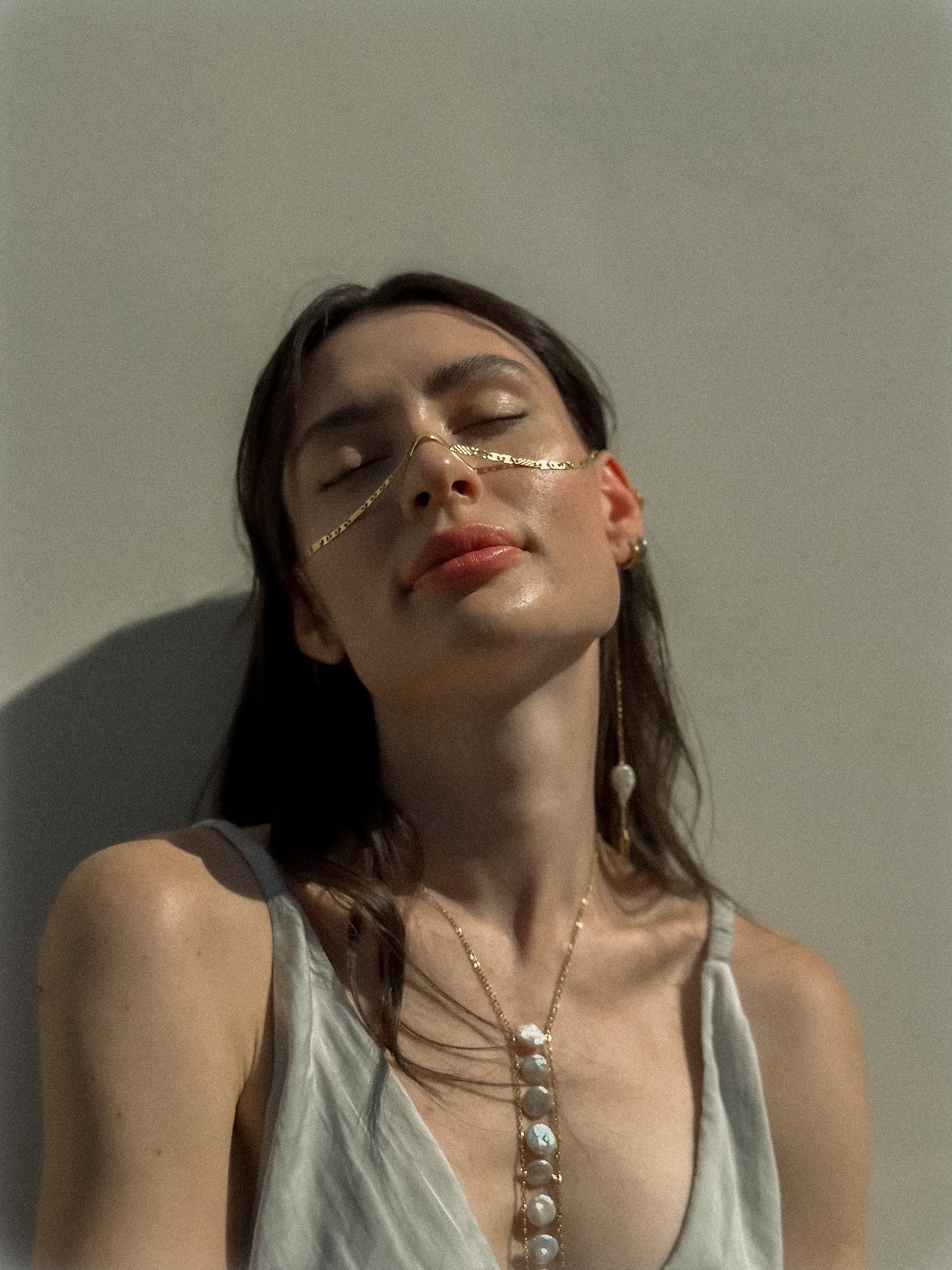 Face Chain With Pearl, Face Chain Jewelry, Gold Face Chain With Nose ...