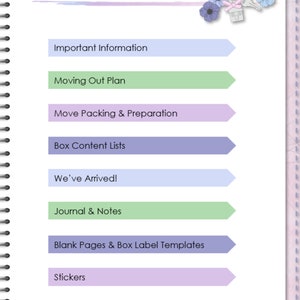 Moving Template | Moving Planner Kit | Moving Planner Bundle Printable ...