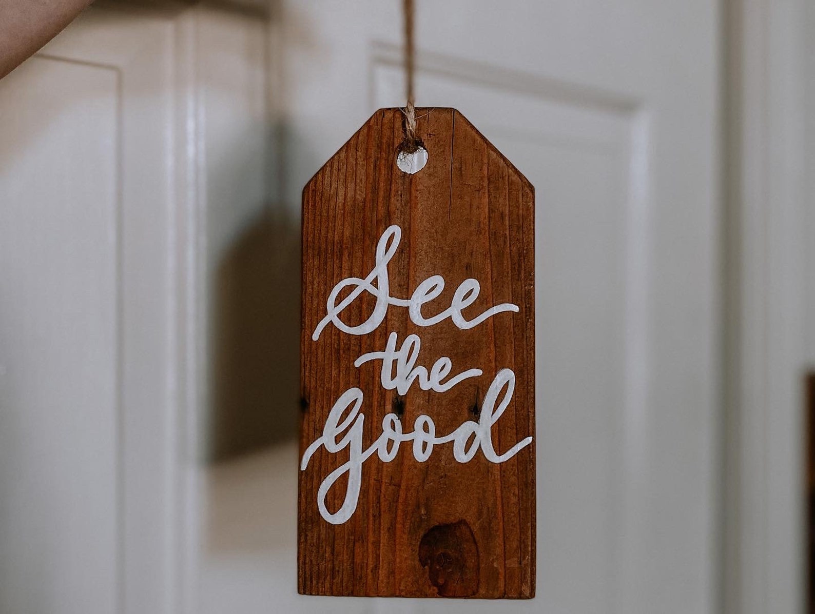 See the Good Wooden Sign Calligraphy - Etsy