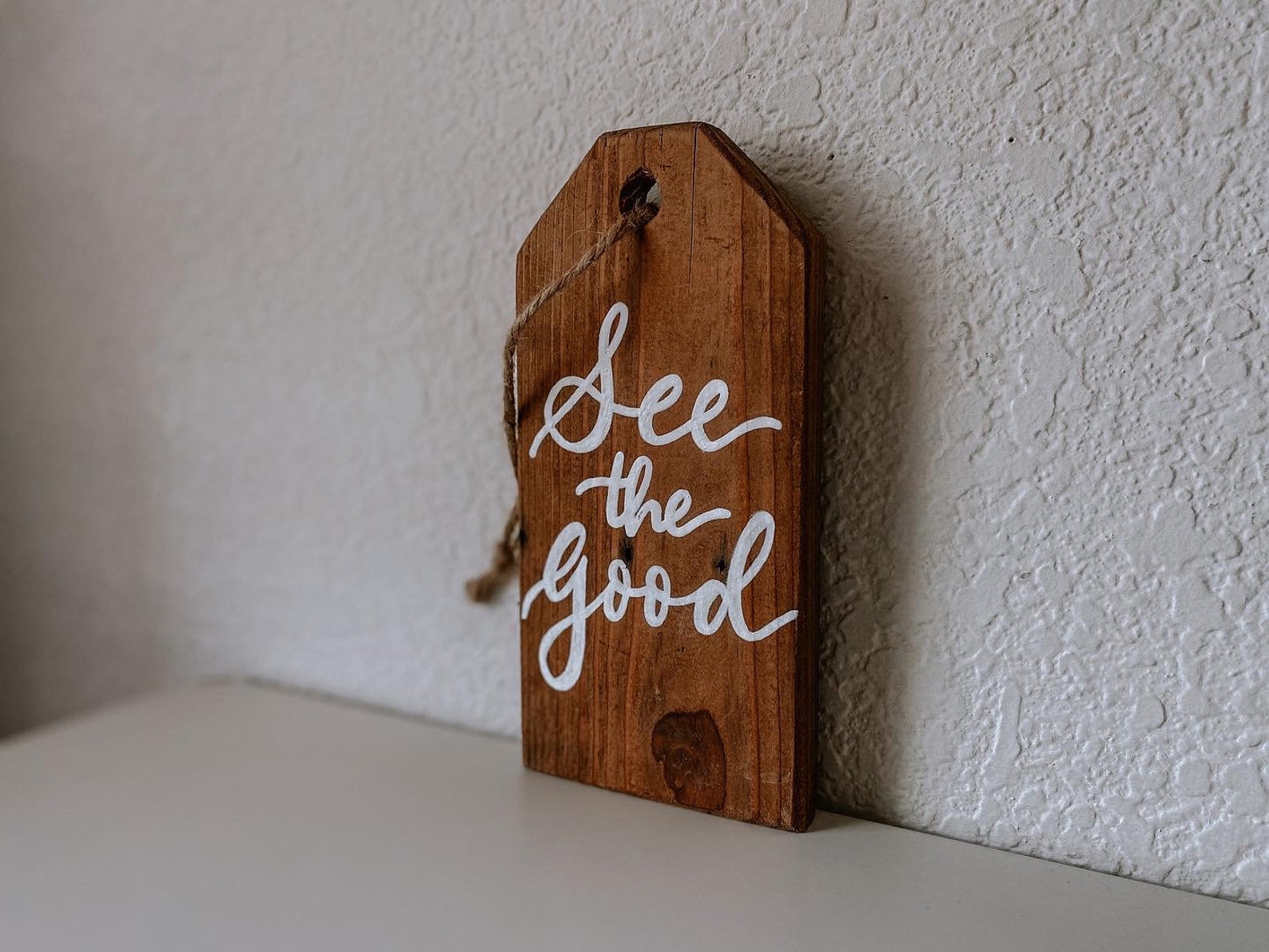 See the Good Wooden Sign Calligraphy - Etsy