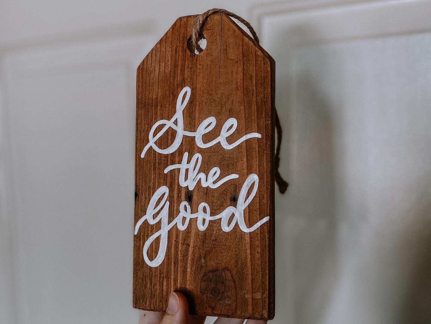 See the Good Wooden Sign Calligraphy - Etsy