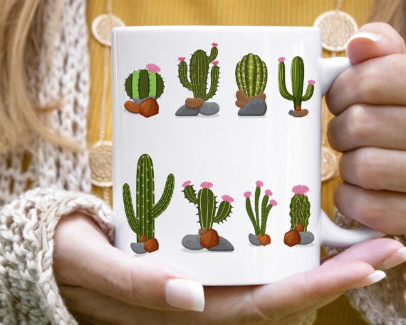 Cactus Mug Cactus Coffee Mug Cactus Gift Ideas Plant Lovers - Etsy
