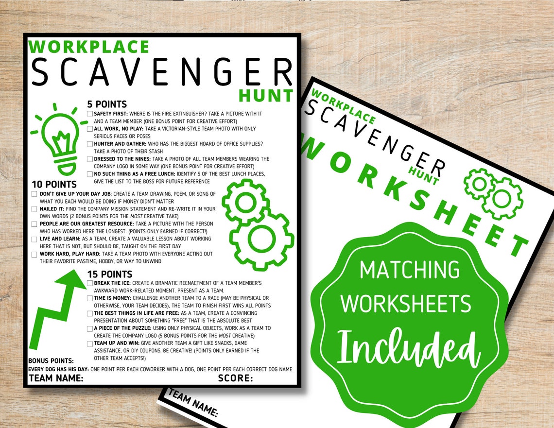 Scavenger Hunt for Work Scavenger Hunt for Adults Office - Etsy