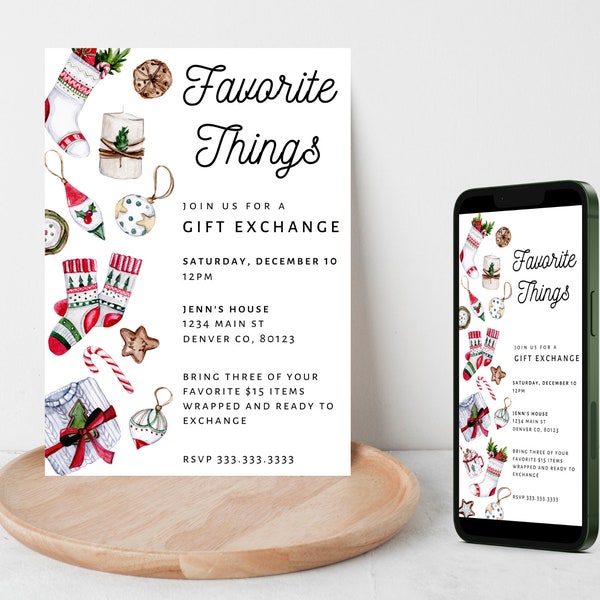 Christmas Stocking Party Invitation - Etsy