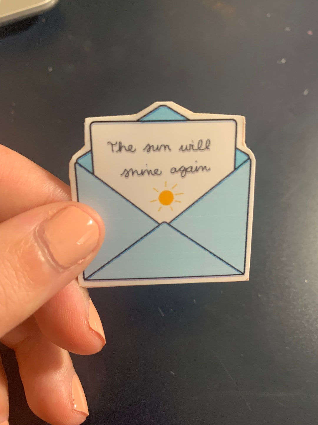 The Sun Will Shine Again Mental Health Vinyl Water Bottle Sticker - Etsy