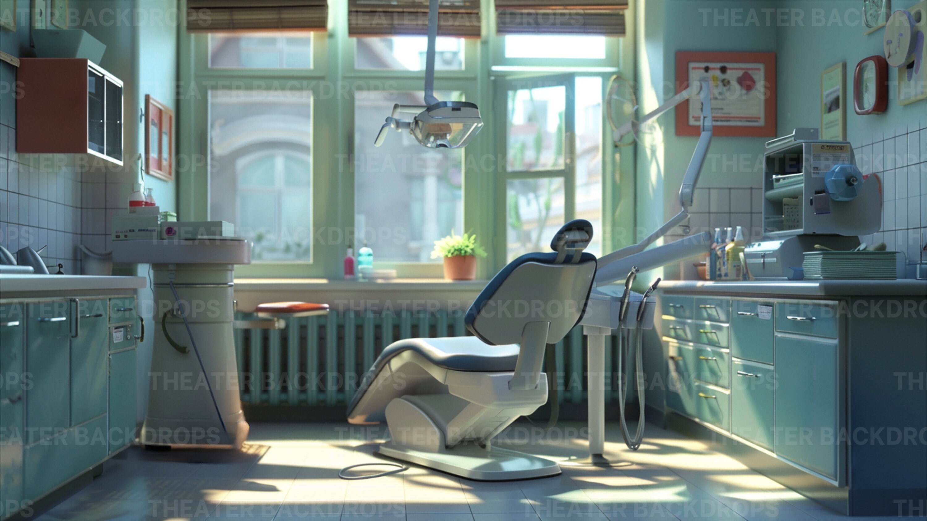 Finding Nemo Theater Backdrop Set Of 6 Stage Scenery Background Ocean Backdrop Broadway Set