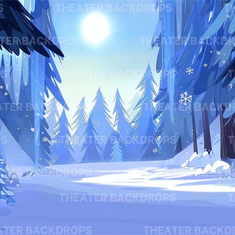 Frozen Background - Etsy