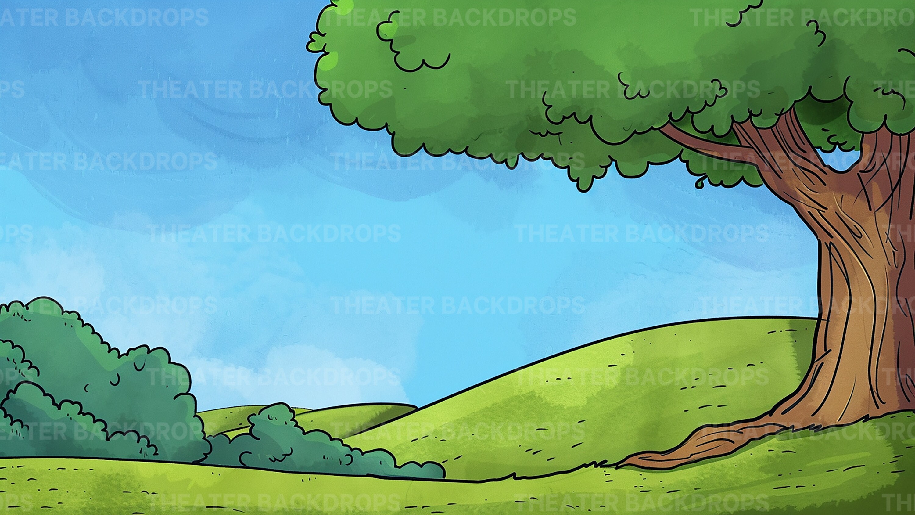 Children Theater Backdrop, Stage Scenery Background, Flatlay Backdrop ...