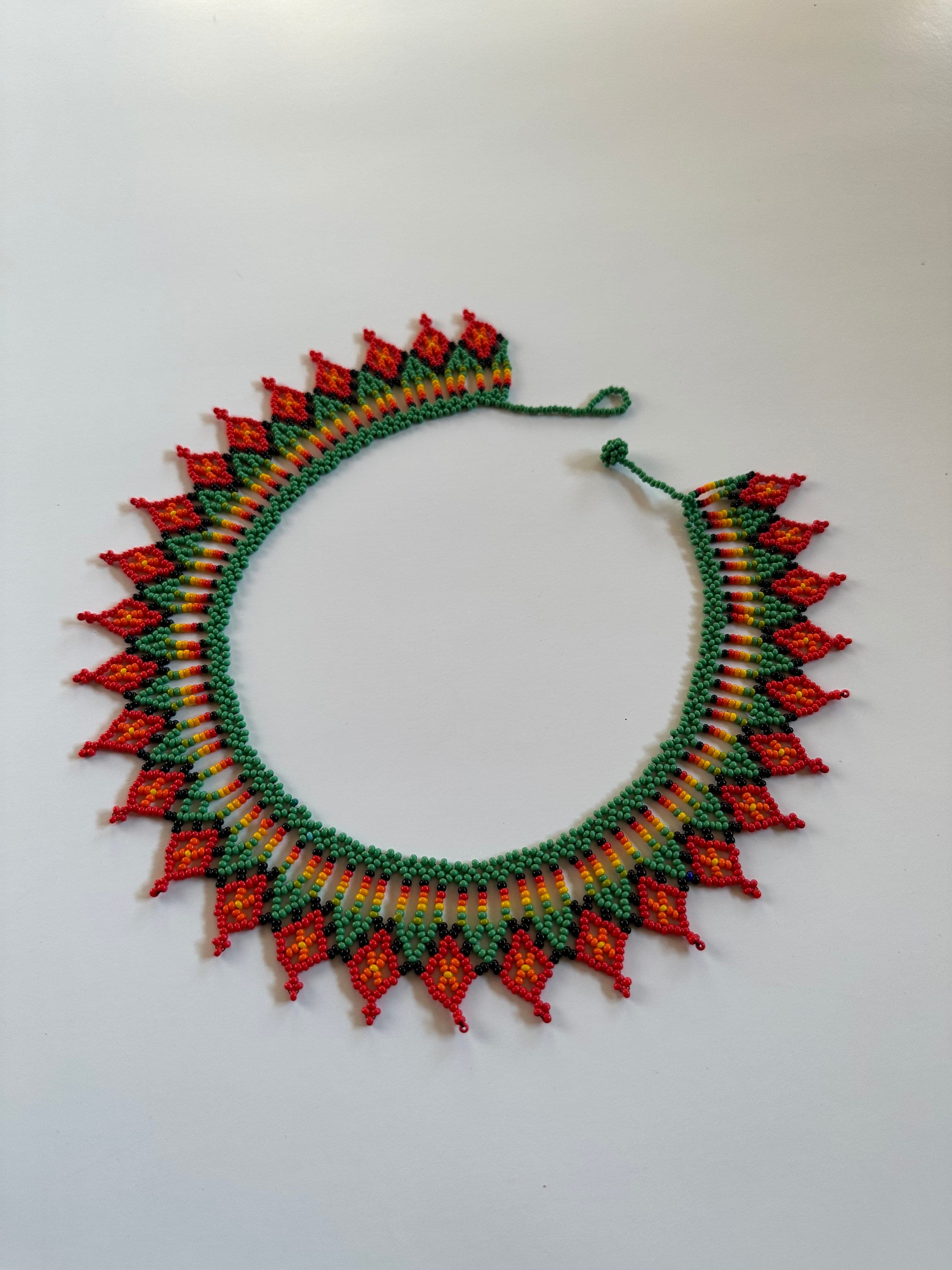 Tetta Colombian Necklace Handmade by Embera Chami Indigenous Artisans. Etsy