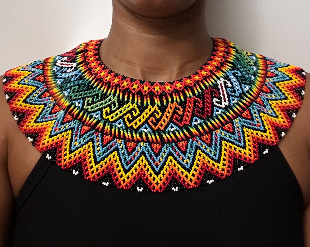 Okama Extra Large Colombian Necklace Handmade by Indigenous Artisans ...