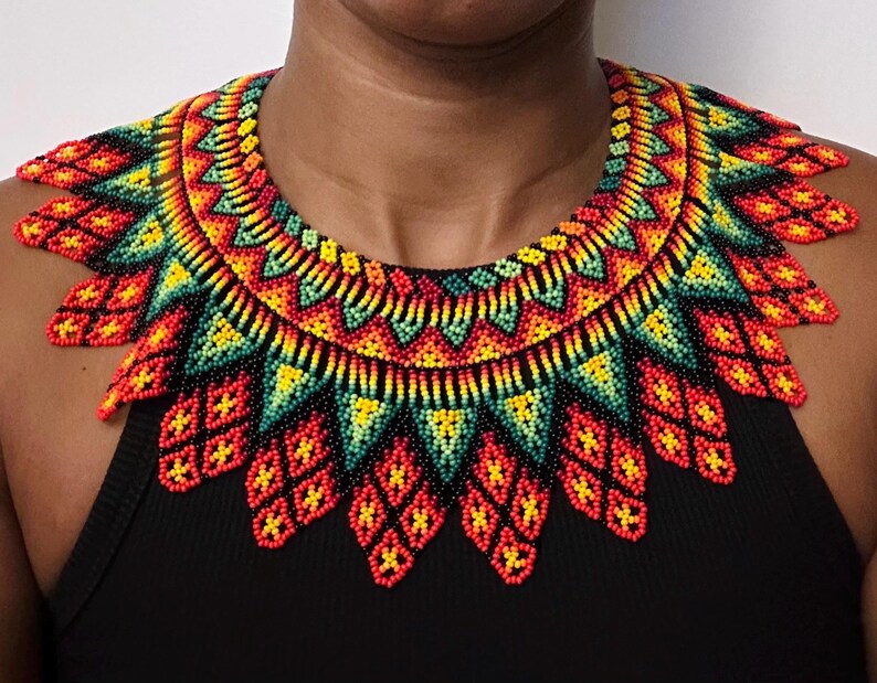 Okama | Extra Large Colombian Necklace Handmade by Indigenous Artisans ...
