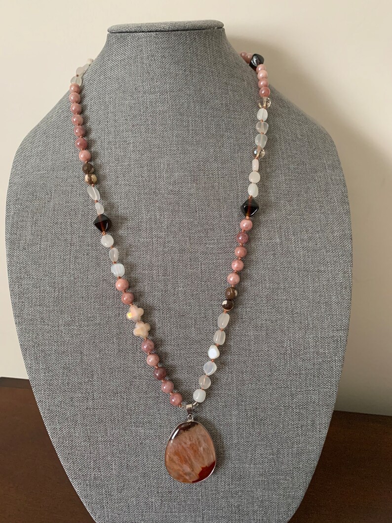 Natural Gemstone Sunstone, Moonstone, Brown Jasper, Orange Jasper ...