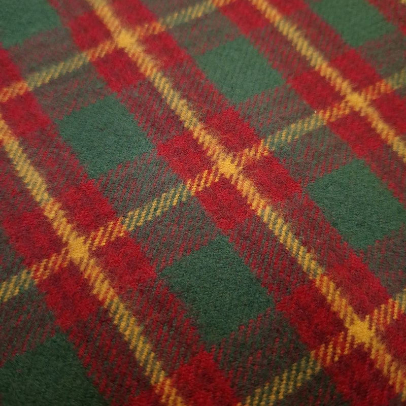 Christmas Plaid Fabric - Etsy