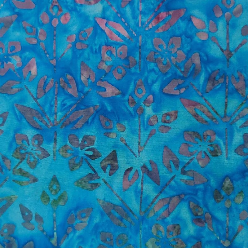 Purple Batik Fabric - Etsy