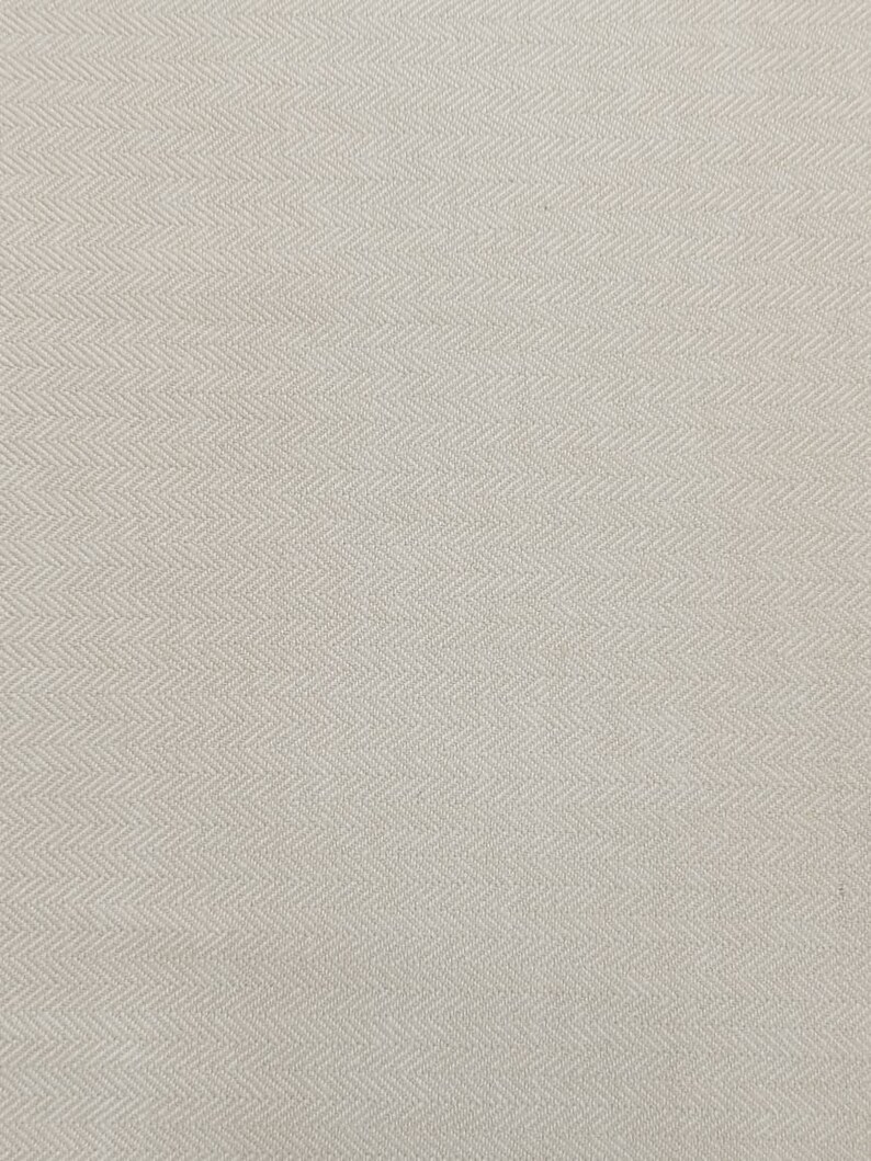 Neutral Cream Herringbone Woven Cotton Flannel Fabric Marcus - Etsy