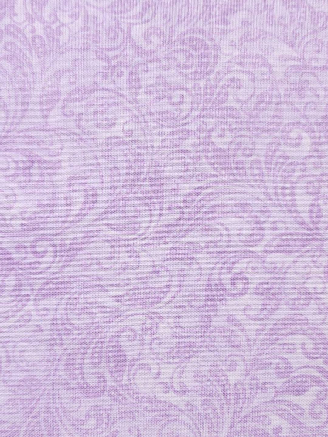 Pastel Lilac Scroll Quilting Cotton Fabric Timeless Treasures Belle - Etsy
