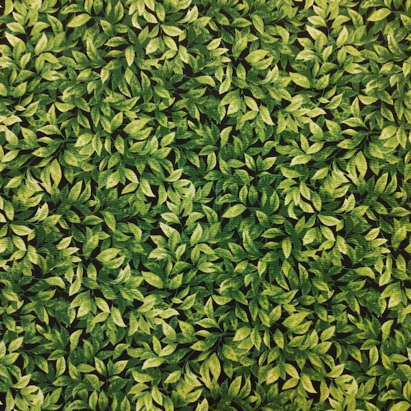 Green Leaf Fabric - Etsy