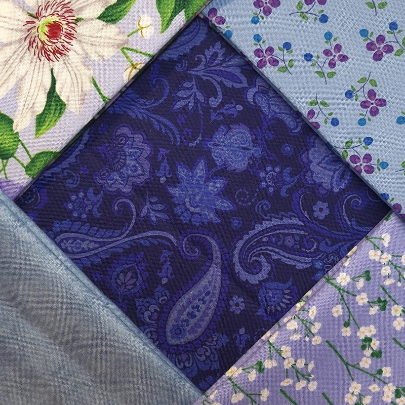 Violets Quilting Fabric - Etsy