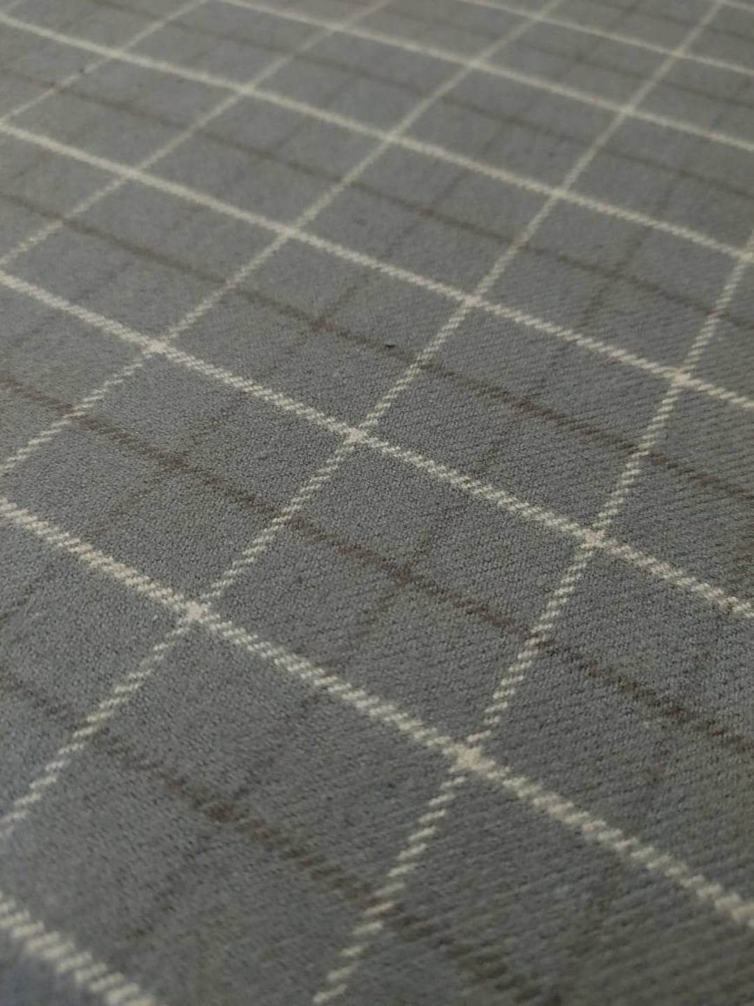 Dark Gray Plaid Cotton Flannel Fabric Marcus Fabrics - Etsy