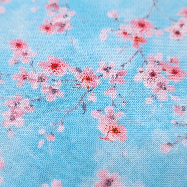 Cherry Blossom Fabric - Etsy