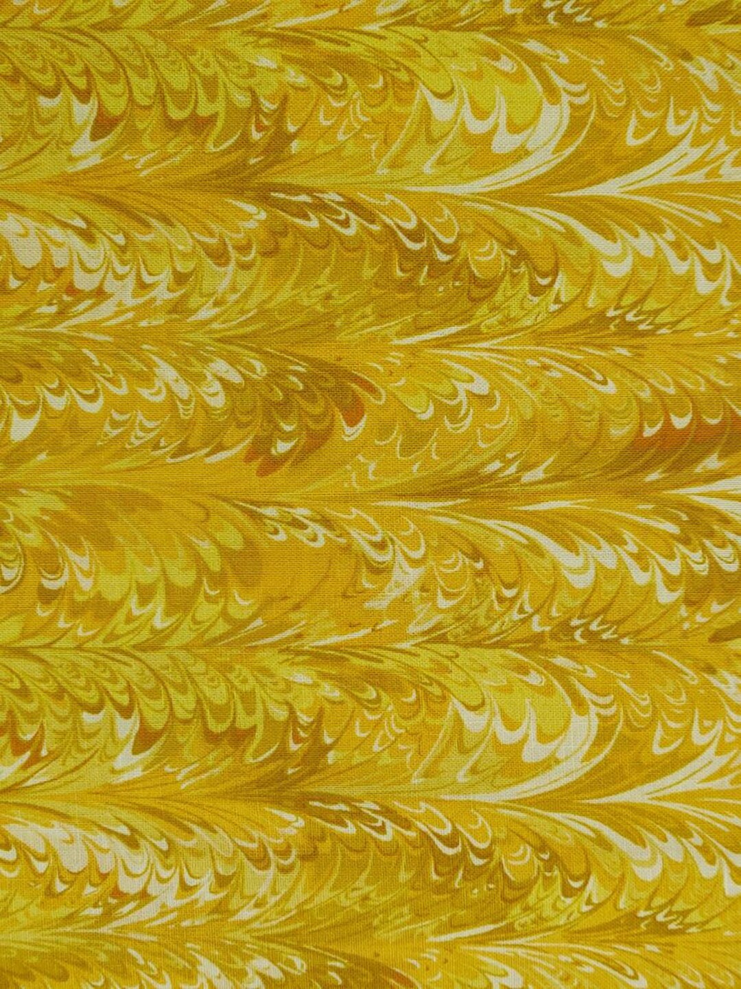 Marbled Swirl Yellow & Gold Quilting Cotton Benartex Palazzo-03 - Etsy