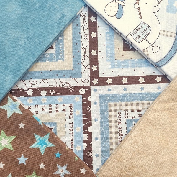 Baby Blue Cotton Fabric - Etsy