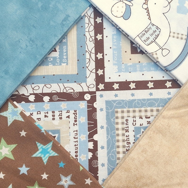 Blue Quilting Fabric - Etsy