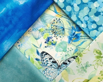 Tan Sage Curated Fat Quarter Bundle Quilting Cotton Fabric 5 Fat ...