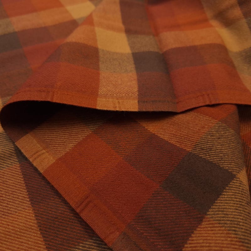 Fall Plaid Fabric - Etsy